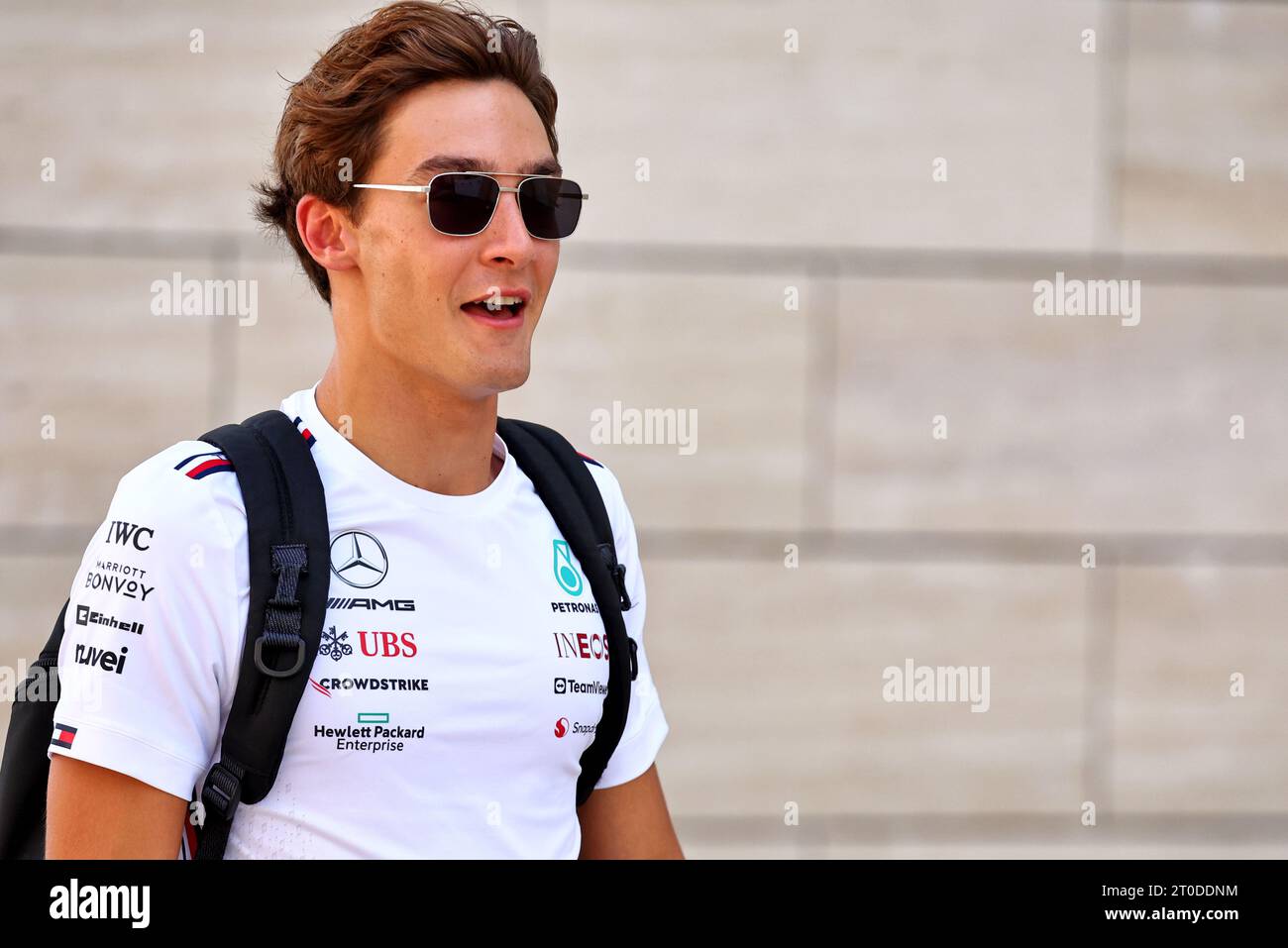 Doha, Qatar. 06th Oct, 2023. George Russell (GBR) Mercedes AMG F1. 06. ...