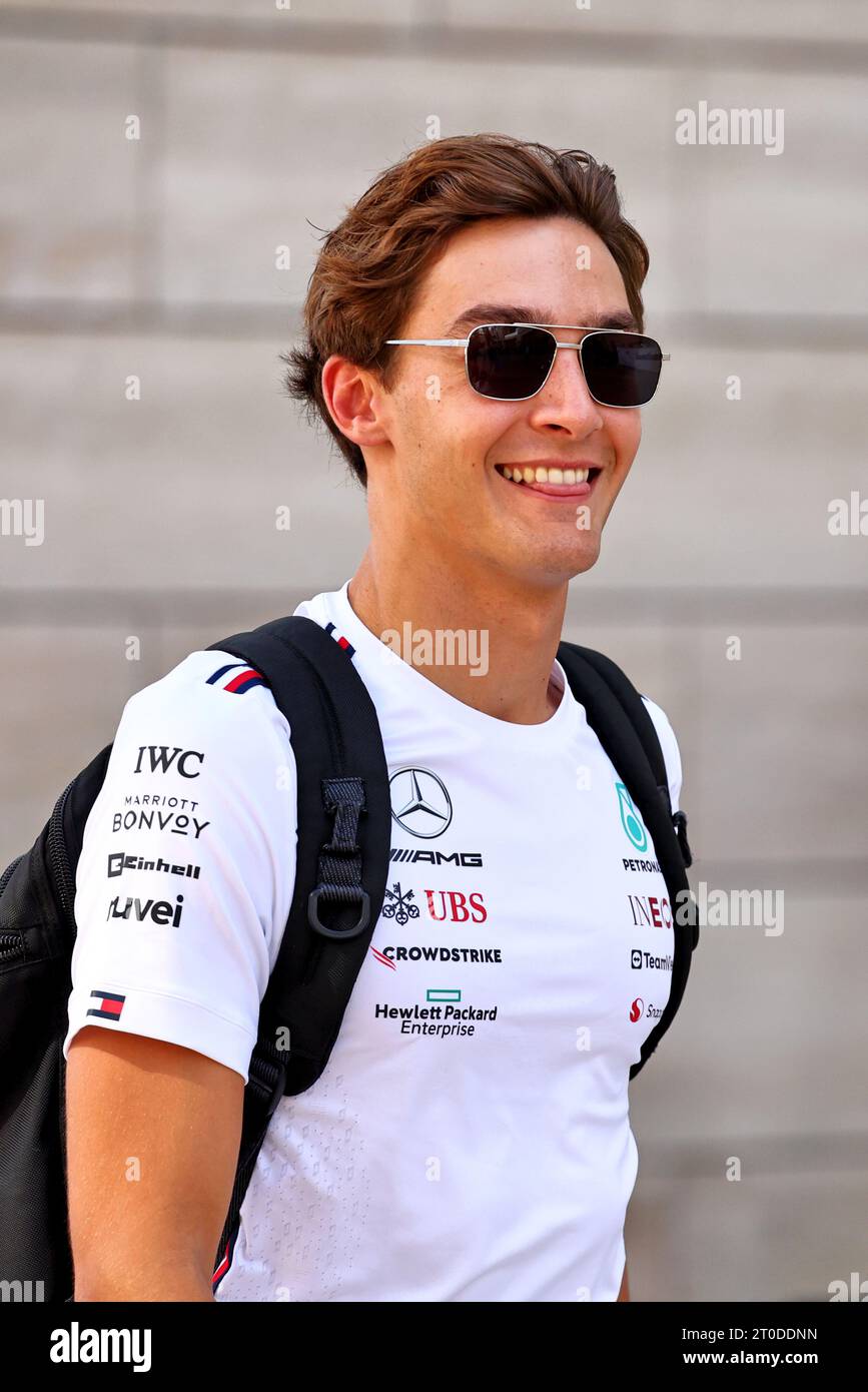 Doha, Qatar. 06th Oct, 2023. George Russell (GBR) Mercedes AMG F1. 06. ...