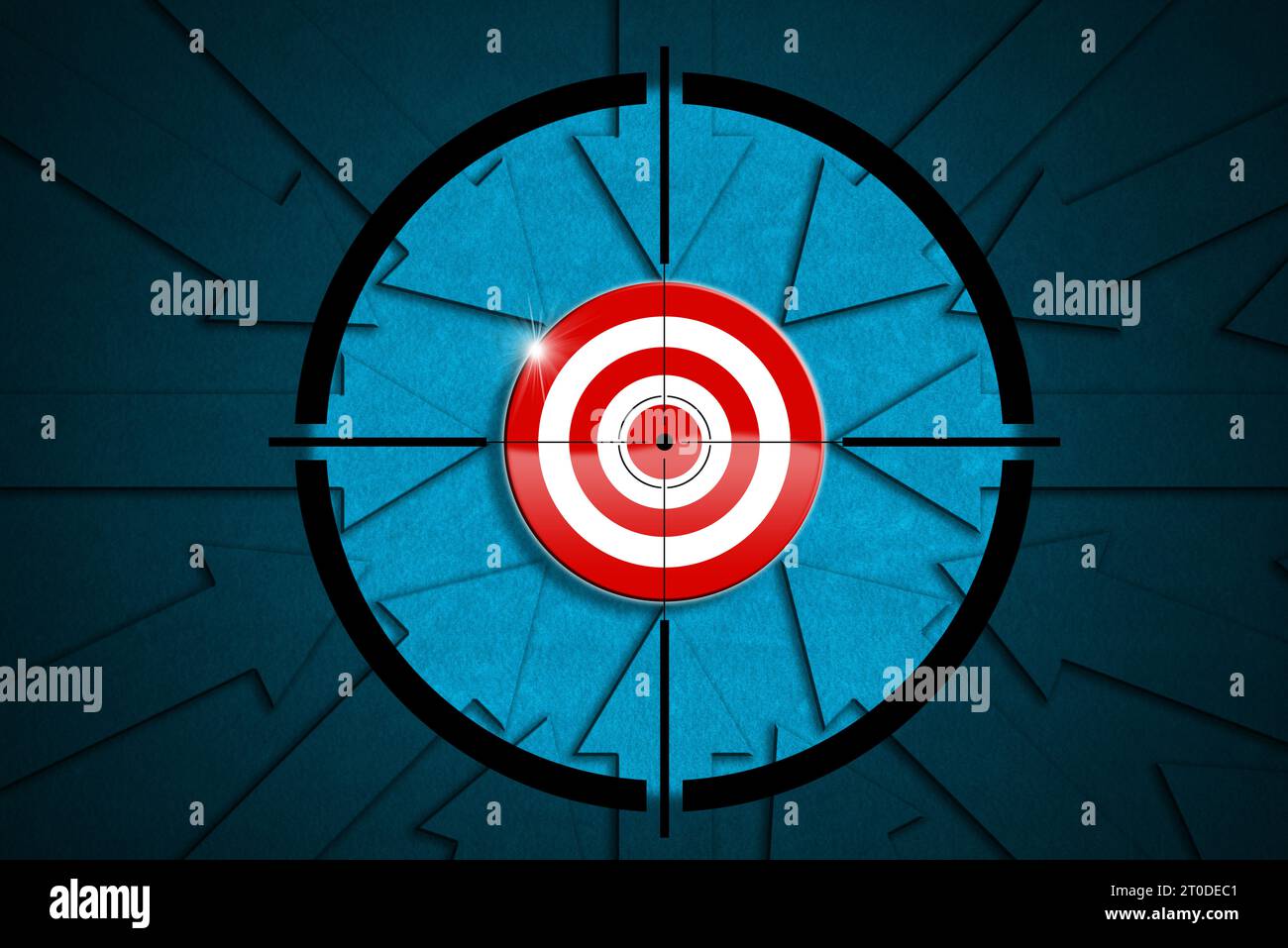 Crosshair target red hi-res stock photography and images - Alamy