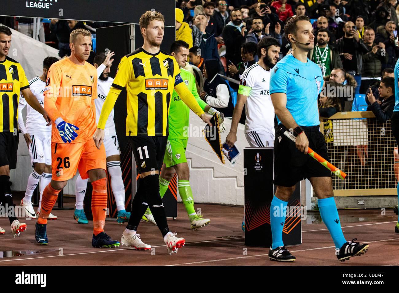 Gothenburg, Sweden. 05th Oct, 2023. Samuel Gustafson (11) and ...