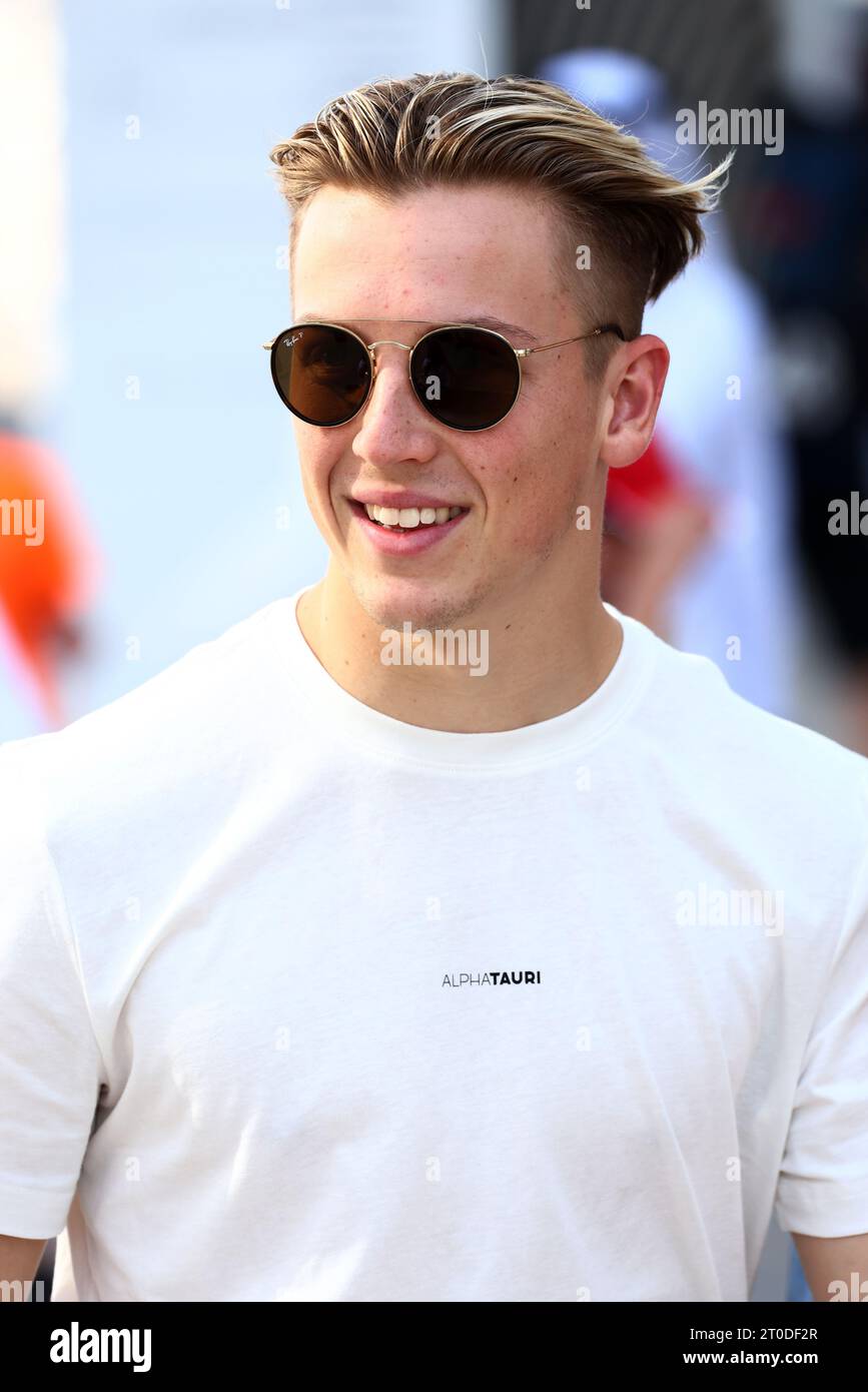 Doha, Qatar. 06th Oct, 2023. Liam Lawson (NZL) AlphaTauri. Formula 1 ...