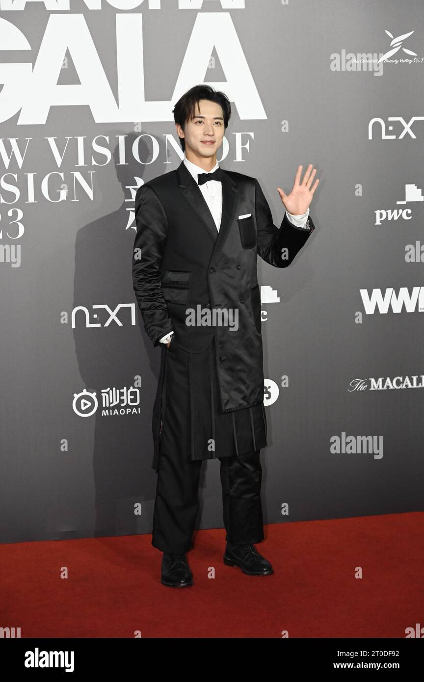 Chinese actor and singer Chinese actor and singer Xu Weizhou attends a ...