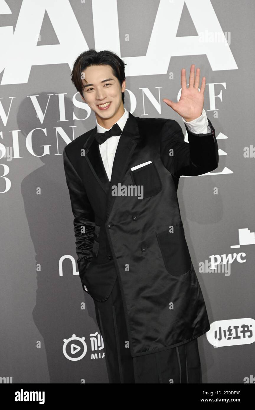 Chinese actor and singer Chinese actor and singer Xu Weizhou attends a ...