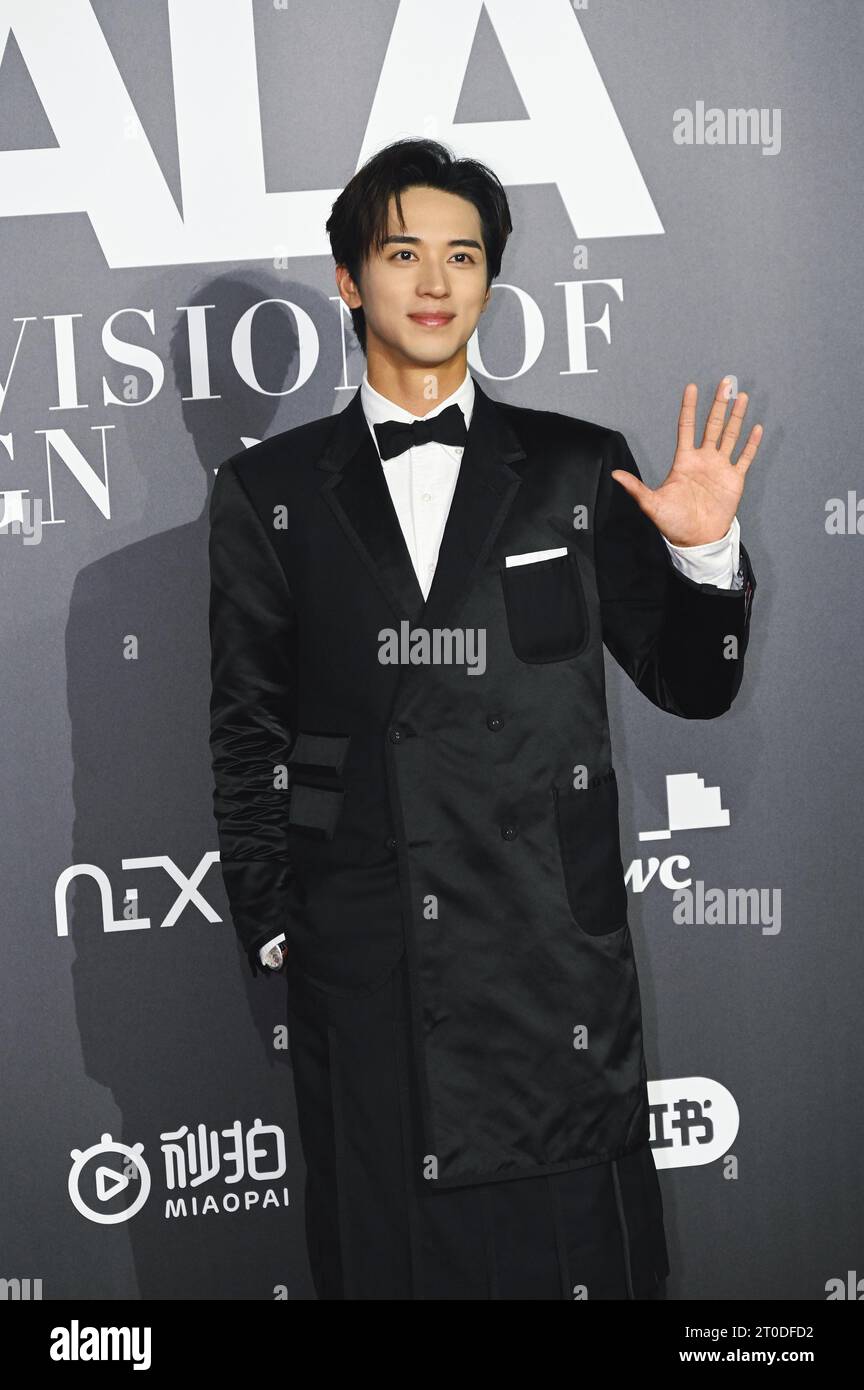 Chinese actor and singer Chinese actor and singer Xu Weizhou attends a ...