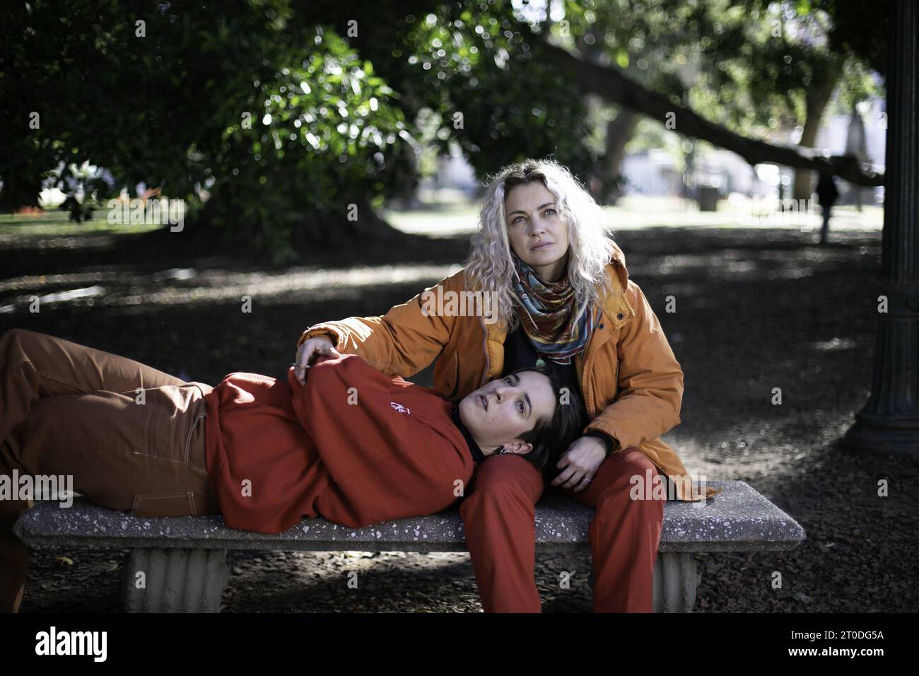DOLORES FONZI and TOTO ROVITO in BLONDI (2023), directed by DOLORES ...