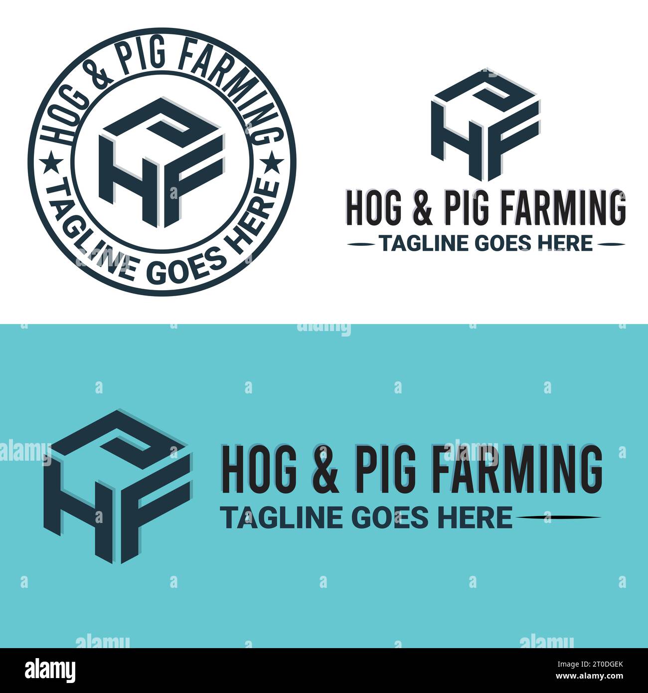 Letter hpf logo hi-res stock photography and images - Alamy