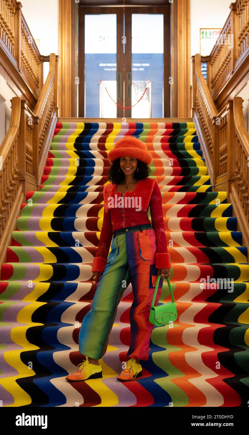 Christie's, London, UK. 6th Oct, 2023. Artist Lakwena Maciver (pictured ...