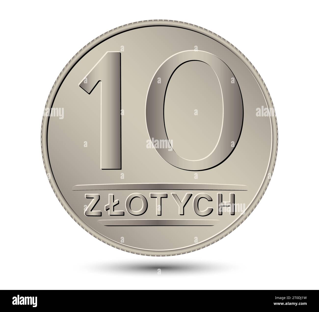 Ten crown coin Stock Vector Images - Alamy