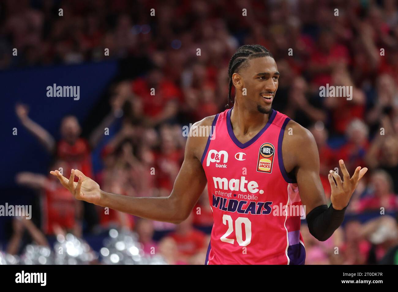 Perth, Australia. 06th Oct, 2023. Alexandre Sarr of the Wildcats ...