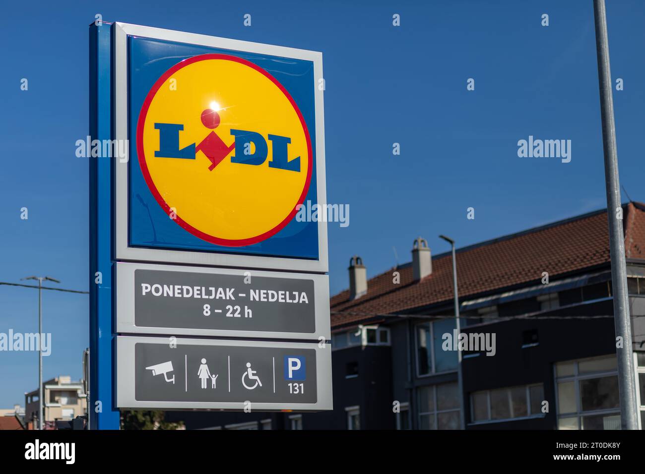 Lidl logo on parking hi-res stock photography and images - Alamy