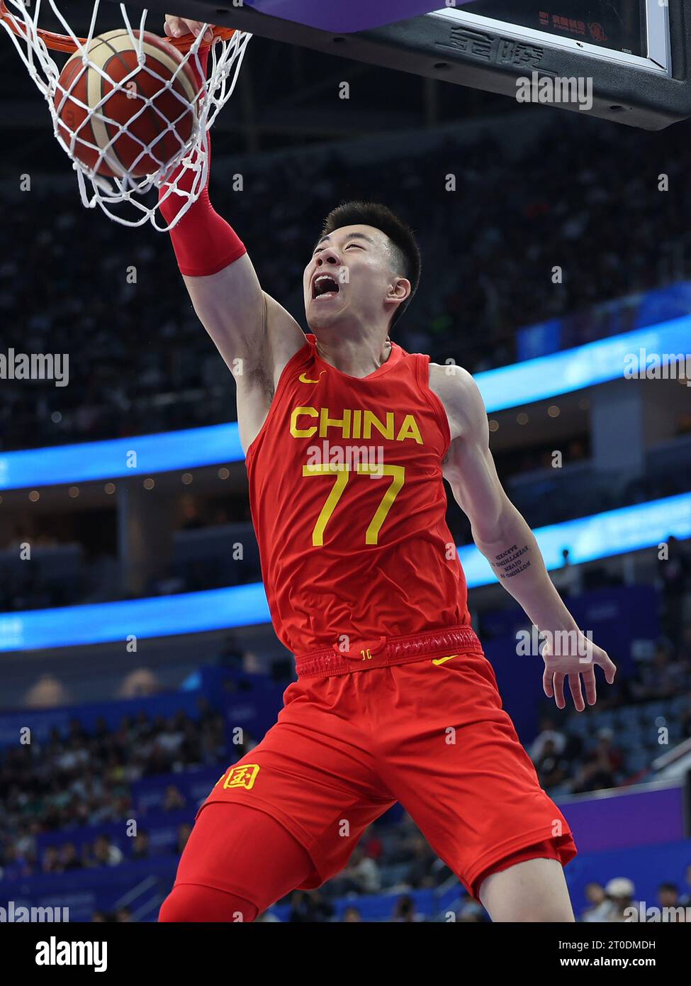 Hangzhou, China's Zhejiang Province. 6th Oct, 2023. Zhang Zhenlin of ...