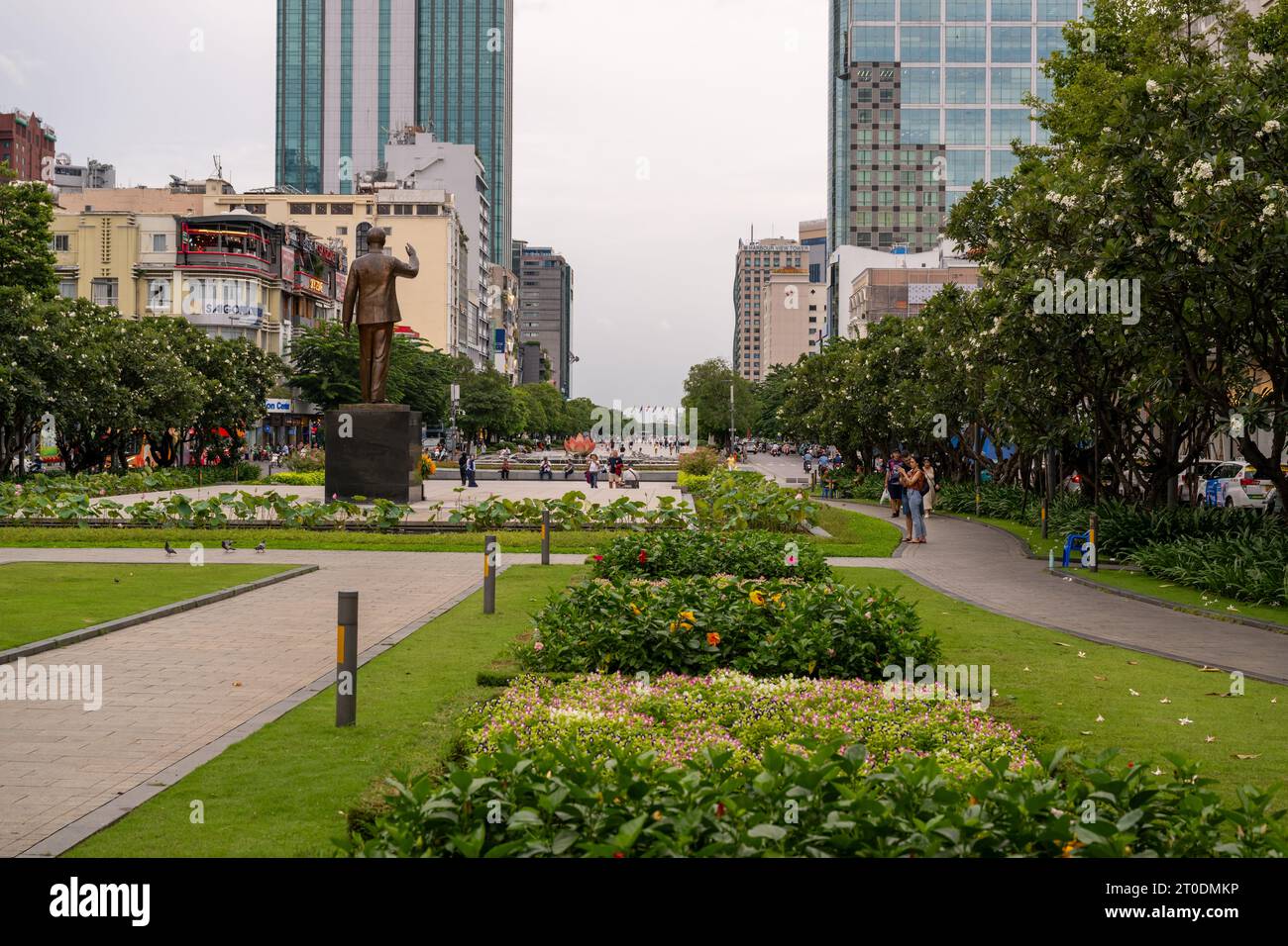Ho Chi Minh Square, Vietnam Stock Photo - Alamy