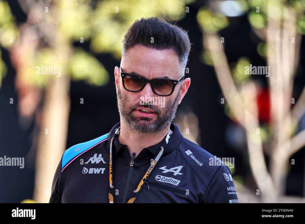 Doha, Qatar. 06th Oct, 2023. Julian Rouse (GBR) Alpine F1 Team Interim ...