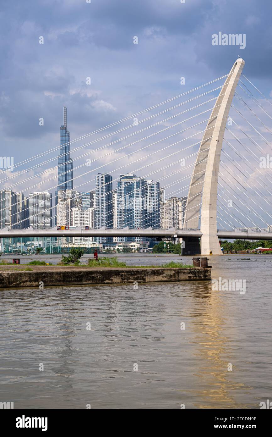The Ba Son Bridge, Ho Chi Ming City, Vietnam Stock Photo - Alamy