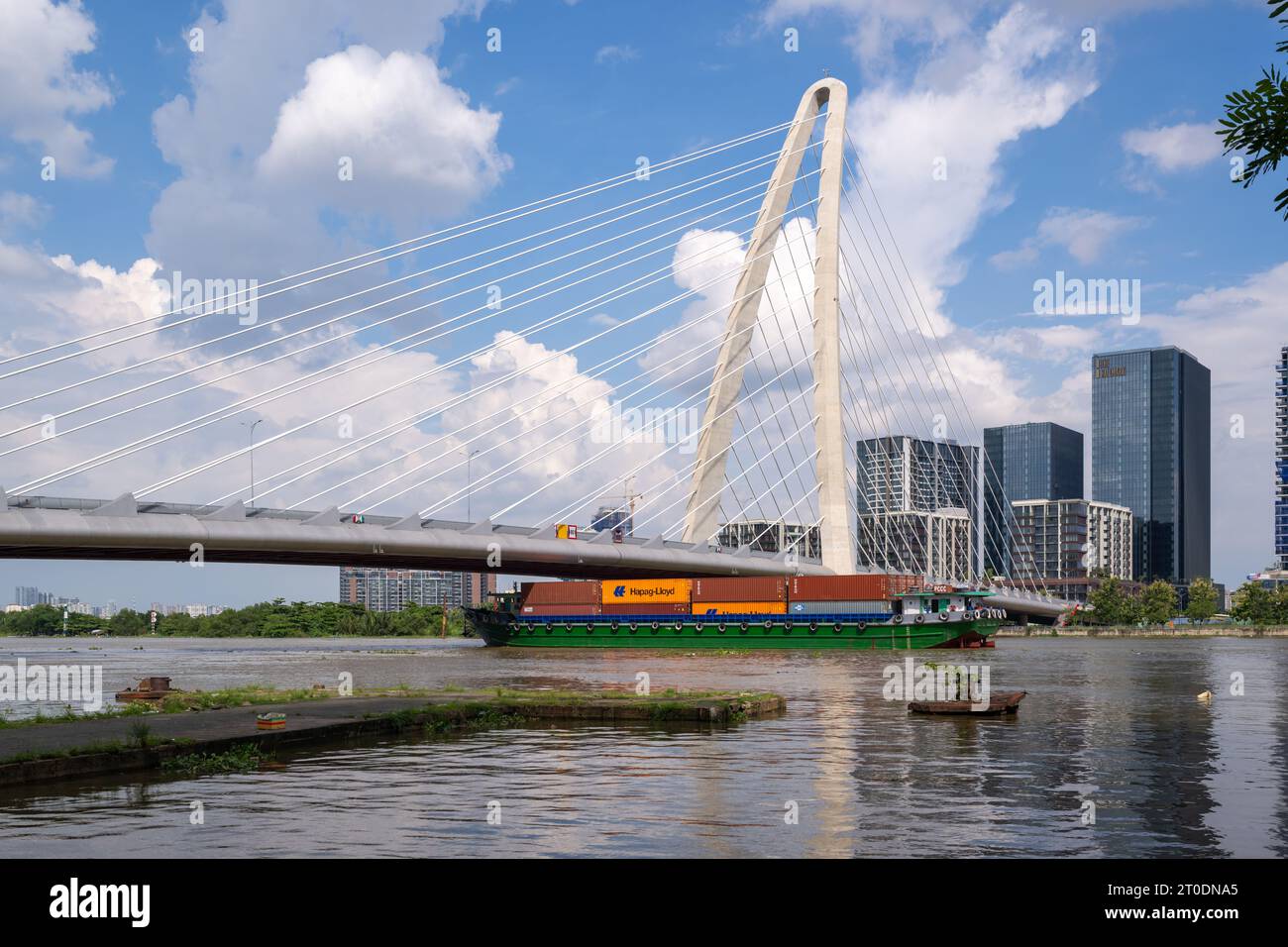 The Ba Son Bridge, Ho Chi Ming City, Vietnam Stock Photo - Alamy