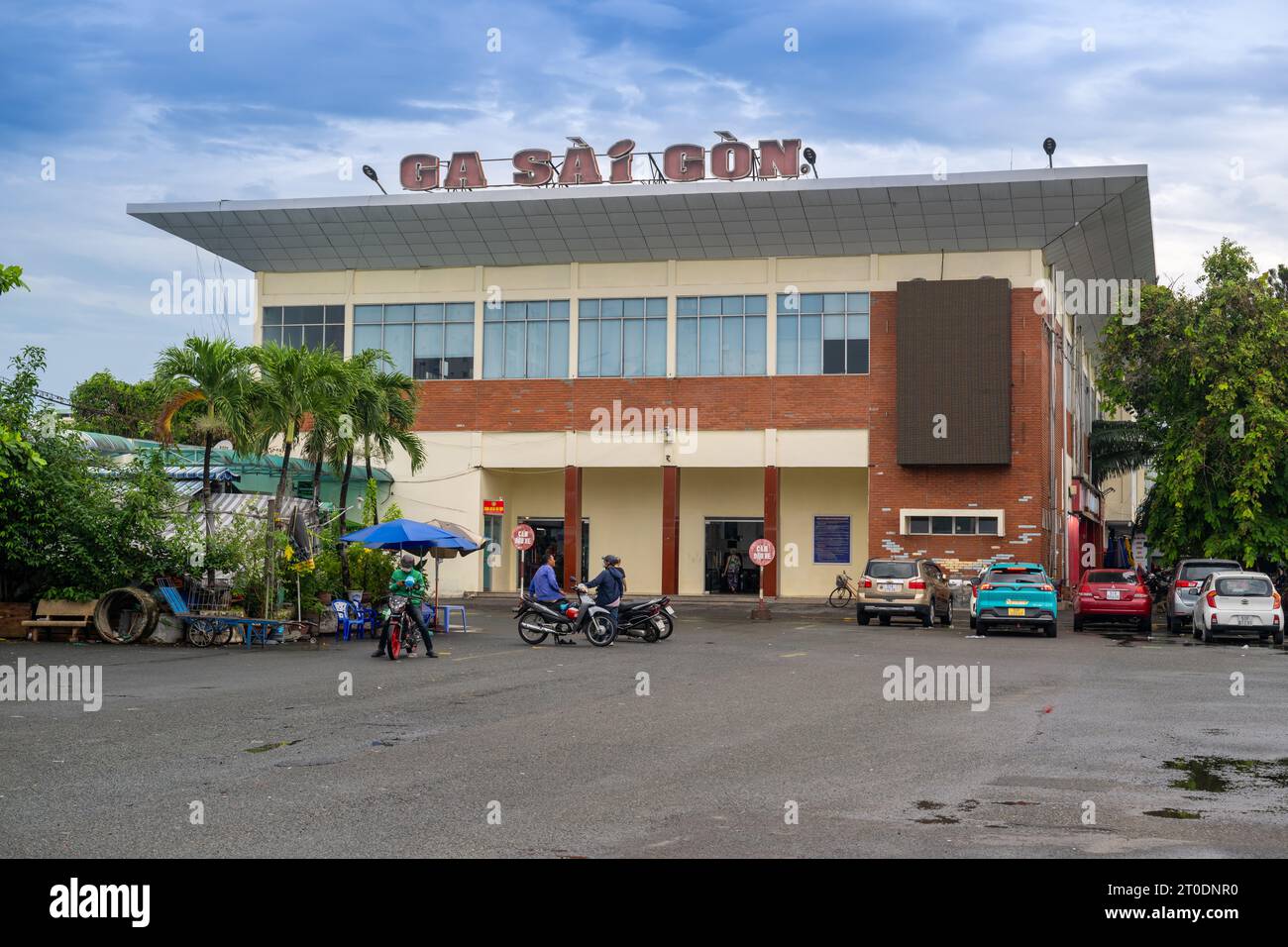 Front elevation of Ga Saigon (Saigon Railway Station), Ho Chi Minh City ...