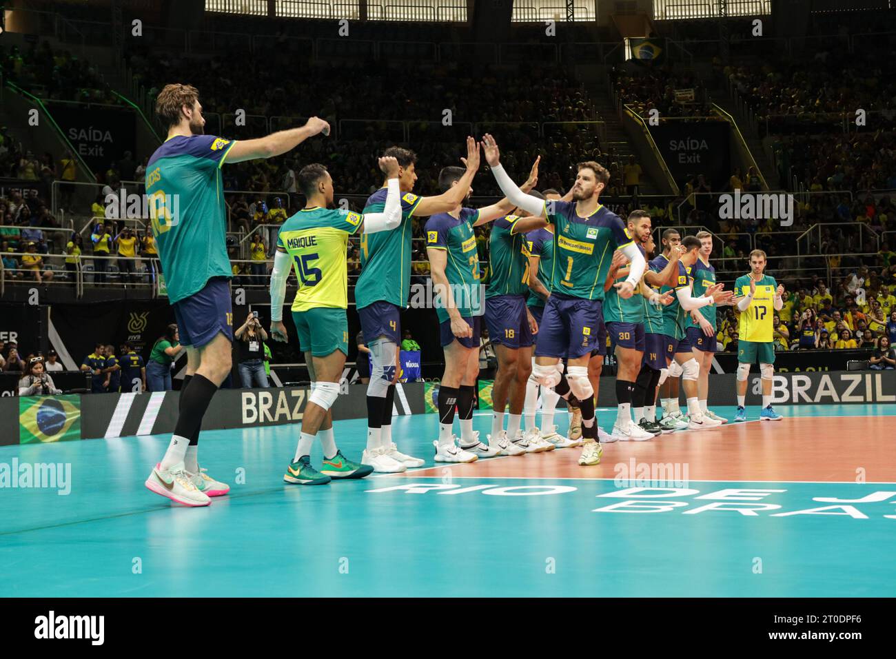 Rio De Janeiro, Brazil. 06th Oct, 2023. Olympic Volleyball Tournament ...