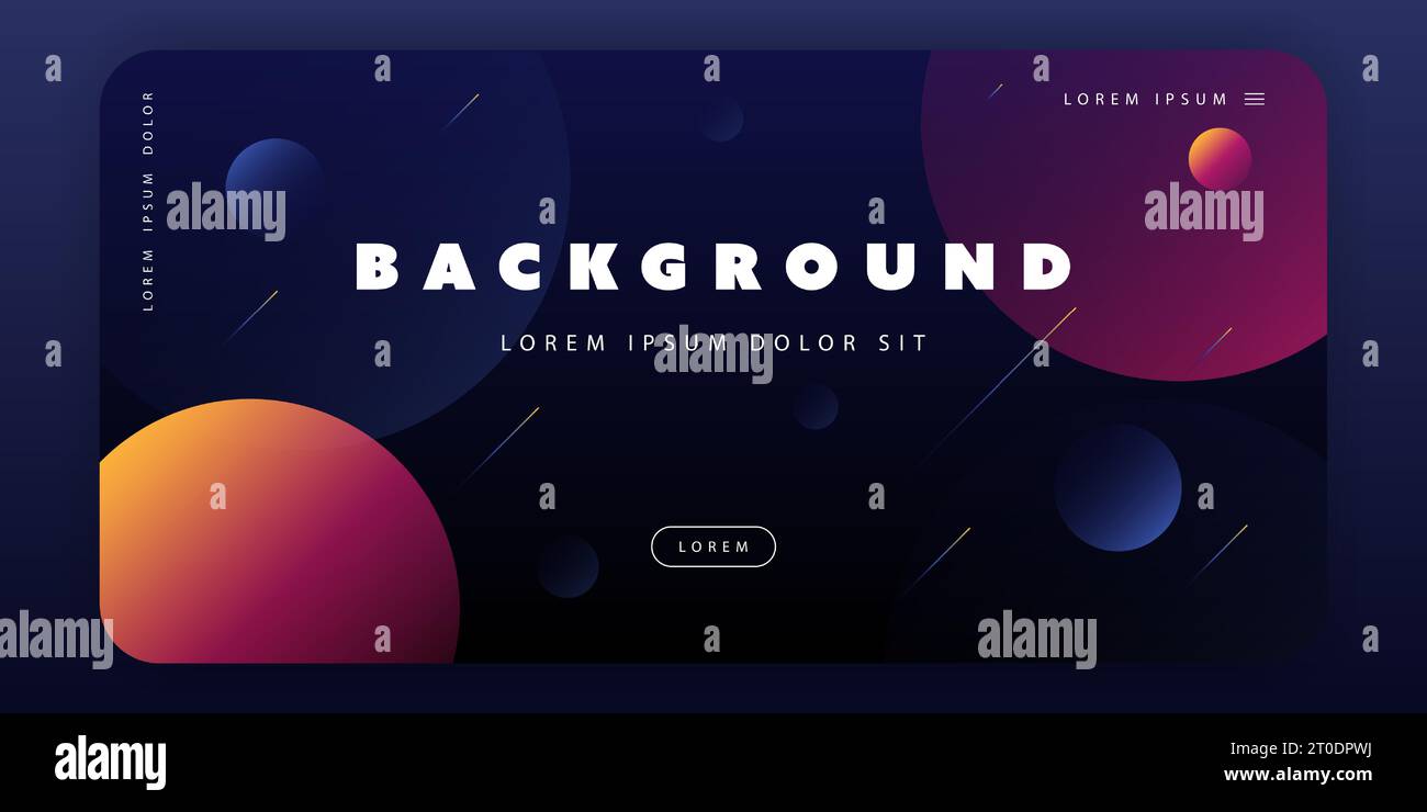 Space - Abstract Colorful Minimal Geometric Pattern Background Template ...