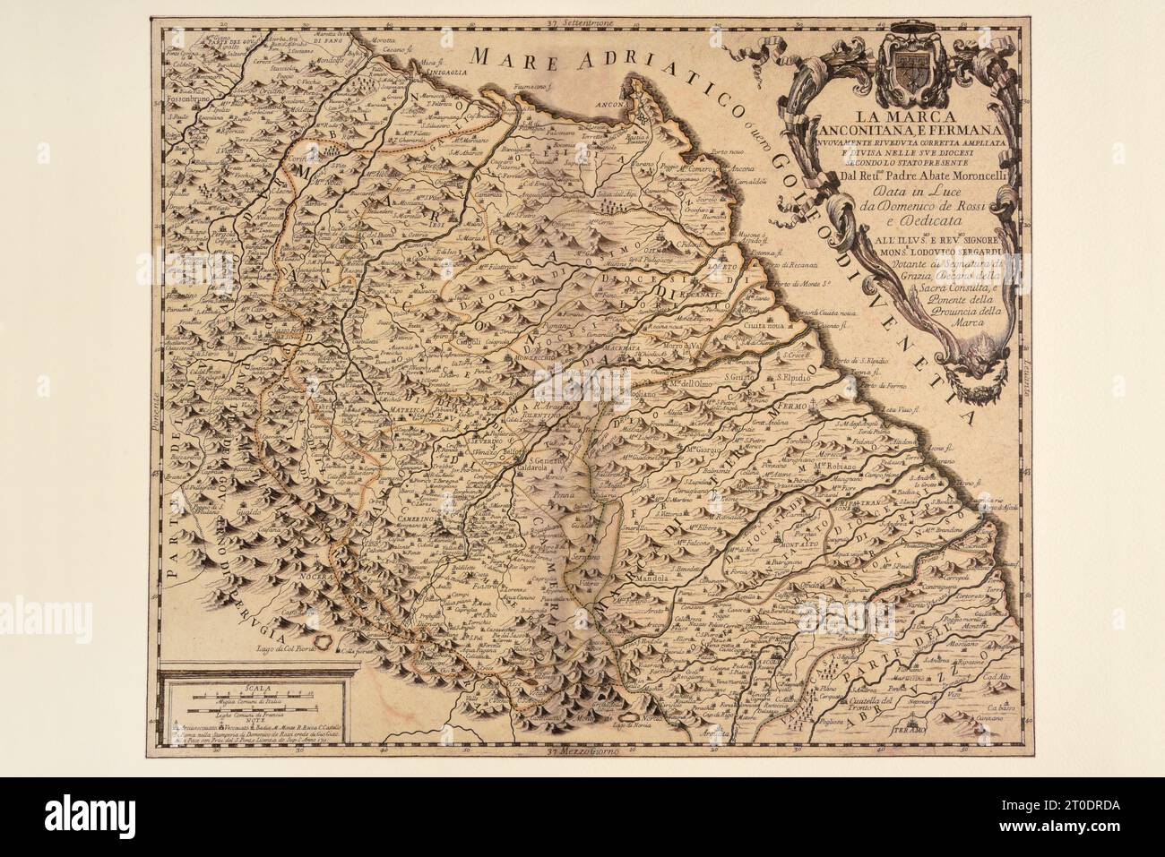 Historical maps la marca anconitana hi-res stock photography and images ...