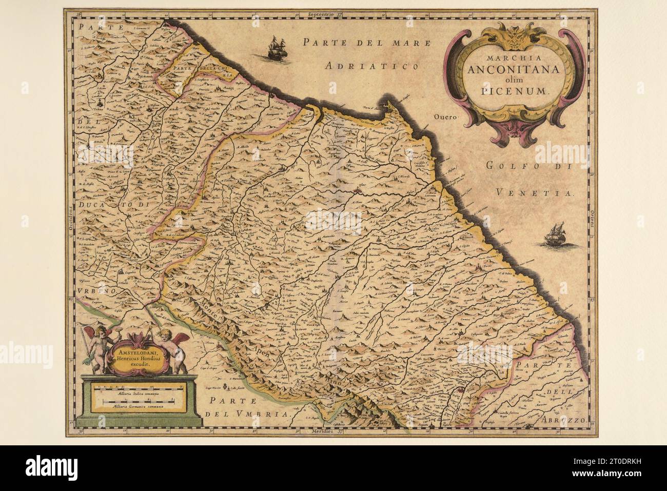 Ancona province map hi-res stock photography and images - Alamy