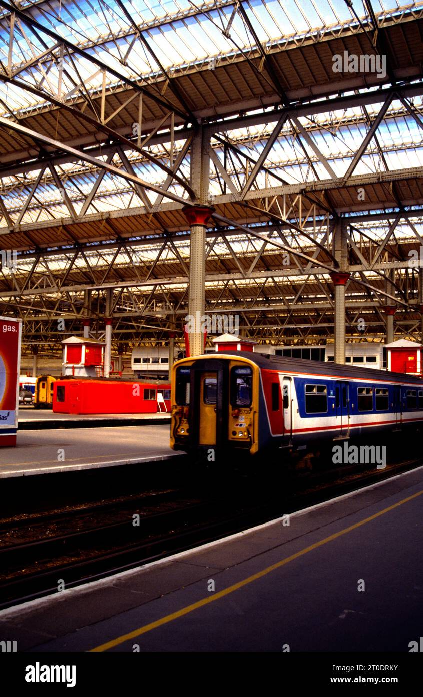 Waterloo Station Train at Platform London England Stock Photo - Alamy