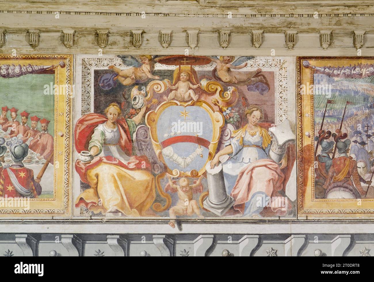 Coat of arms cardinal pallotta hi-res stock photography and images - Alamy