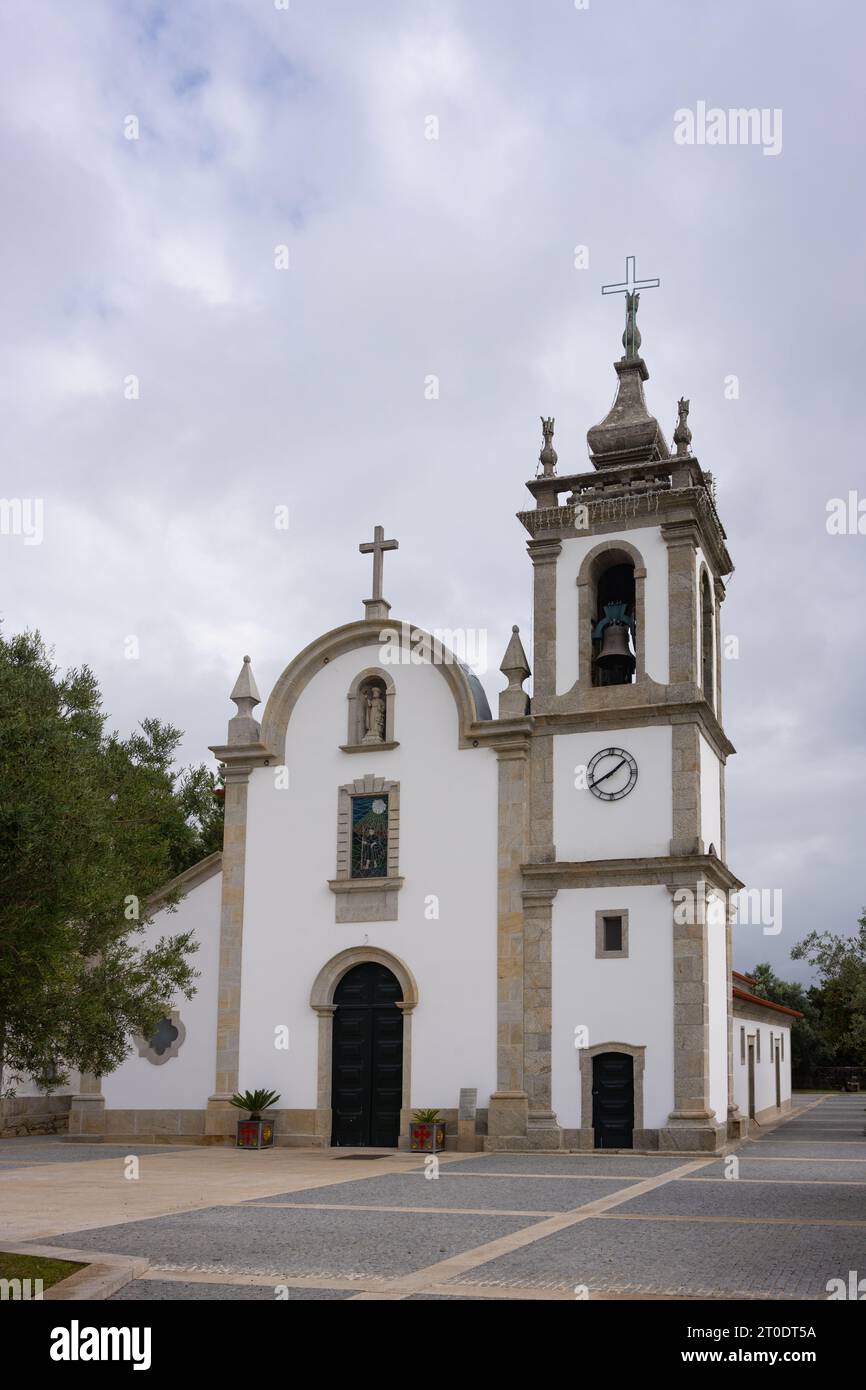 Church of Santiago de Castelo de Neiva on the Portuguese Camino Coastal ...