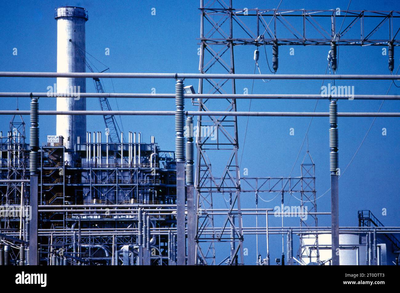 Saudi Arabia Electricity Station Stock Photo - Alamy