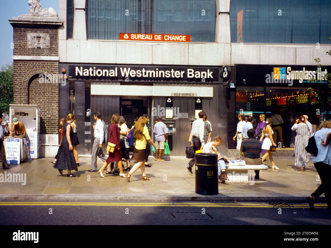 London England Oxford Street National Westminster Bank Natwest Stock ...
