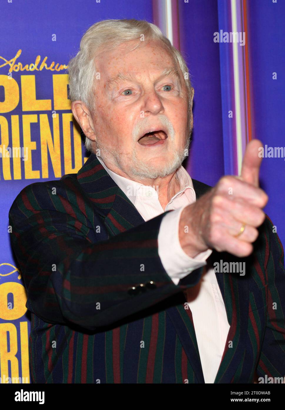 London, UK. Derek Jacobi at Stephen Sondheim’s Old Friends opening ...
