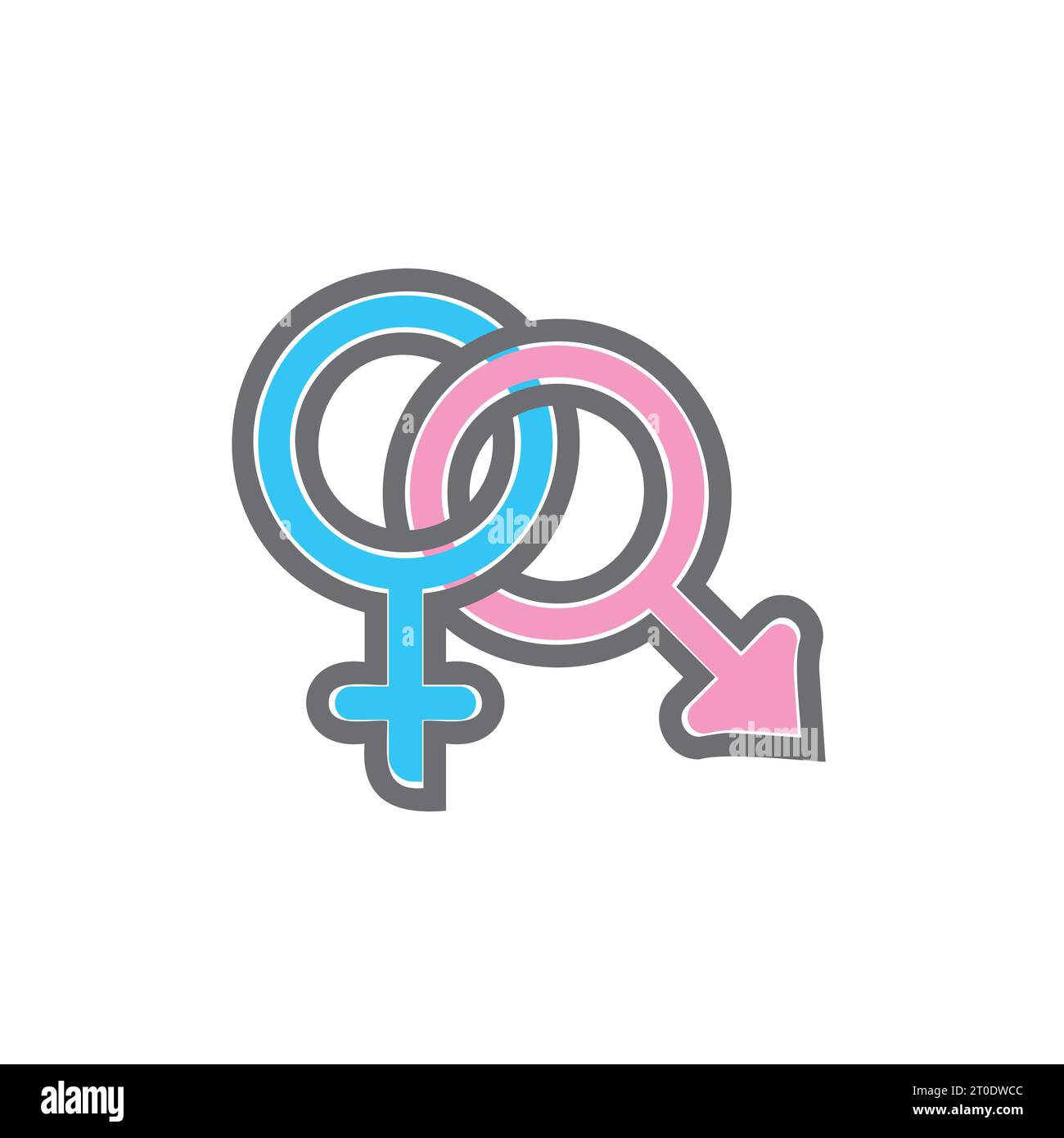 Gender equality symbol icon vector illustration design Stock Photo - Alamy