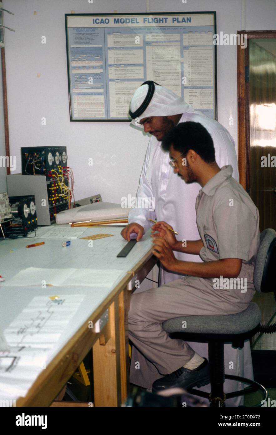 Student Engineering Drawing Men's College Abu Dhabi UAE Stock Photo - Alamy