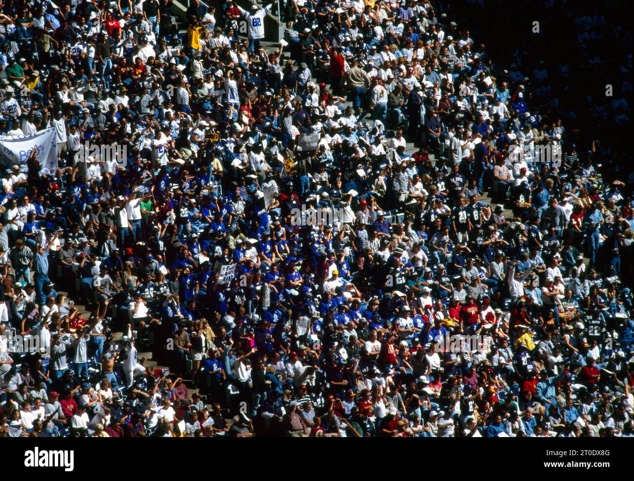Crowd Mexican Wave Dallas Texas Usa Texas Stadium Dallas Cowboys V ...