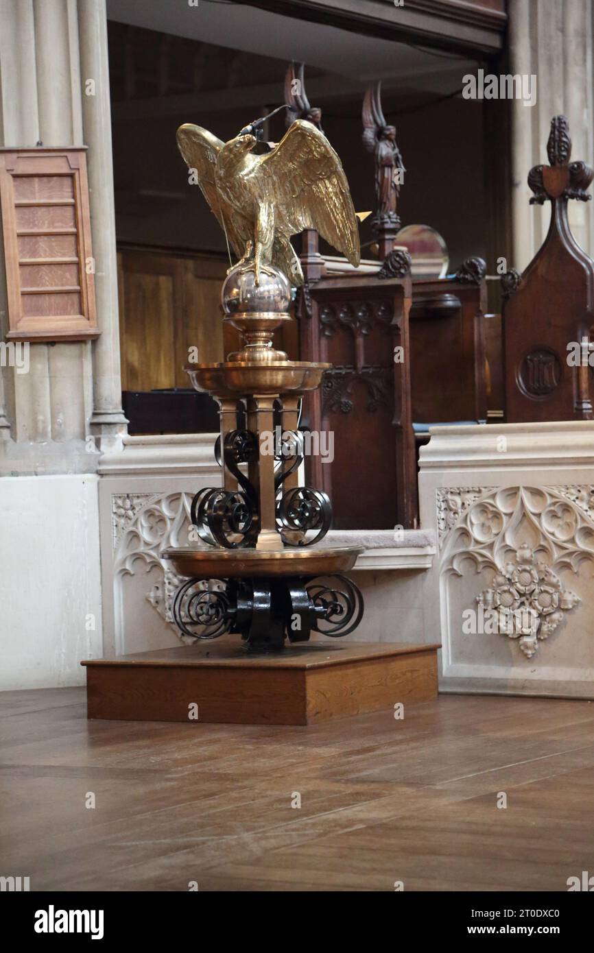 St Luke's Church Gold Eagle Lectern Sydney Street Chelsea London ...