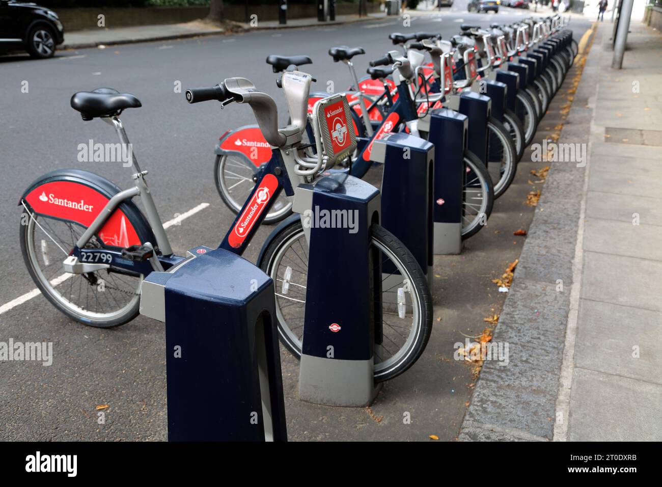 Santander Cycles Public Bicycle Hire Scheme Docking Chelsea London ...