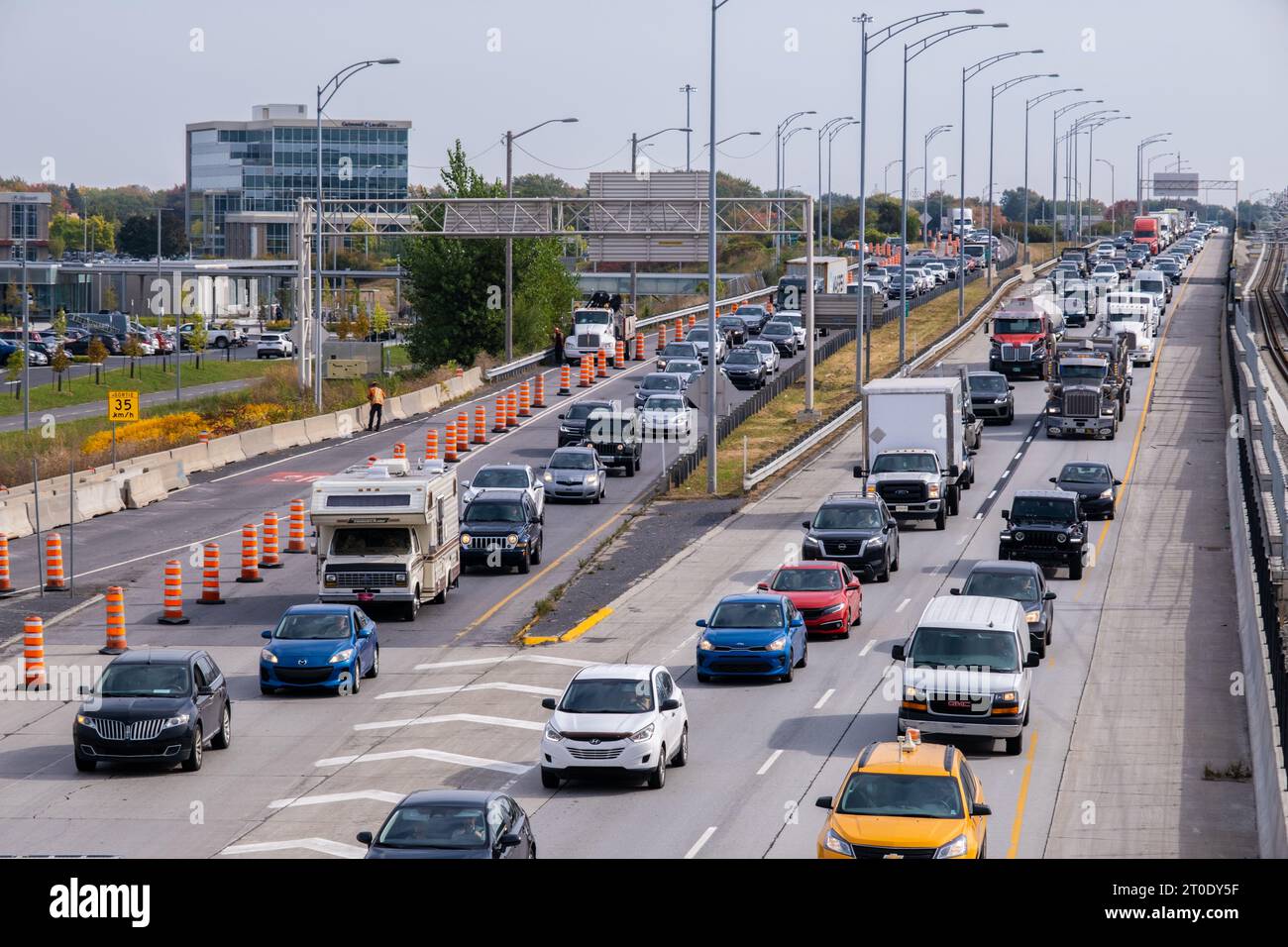 Driving on quebec highway 10 hi-res stock photography and images - Alamy