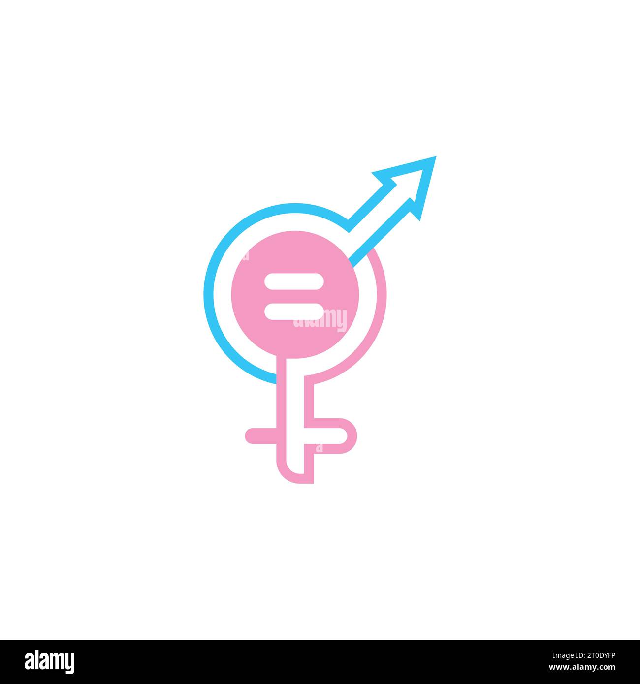 Gender equality symbol icon vector illustration design Stock Photo - Alamy