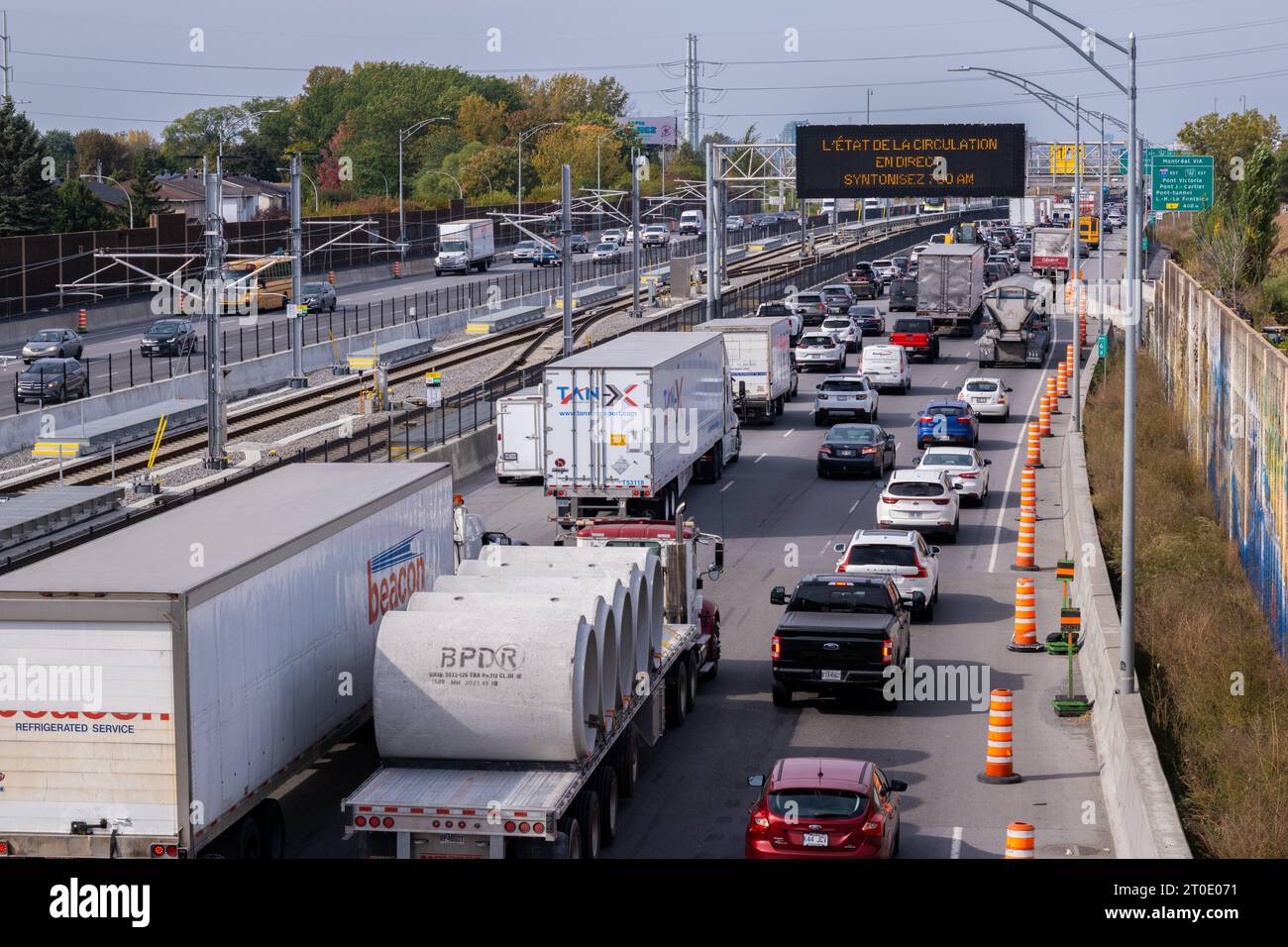 Driving on quebec highway 10 hi-res stock photography and images - Alamy