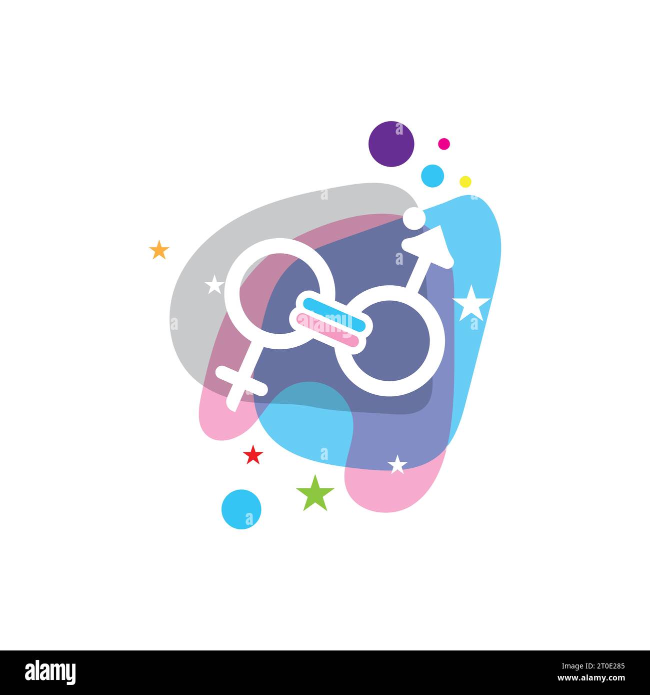 Gender equality symbol icon vector illustration design Stock Photo - Alamy