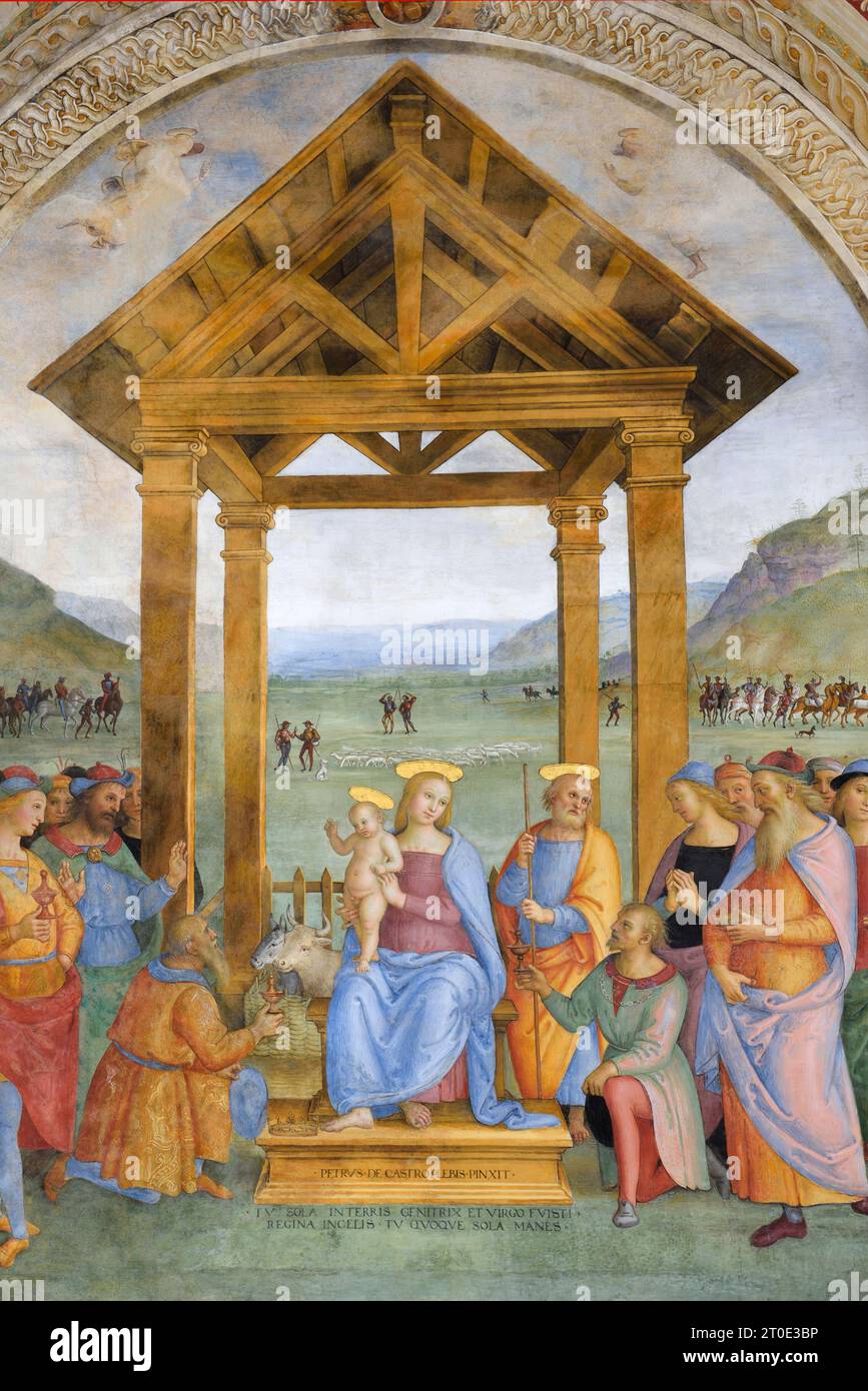 Trevi (Italy, Umbria, province of Perugia), Sanctuary of the Madonna ...