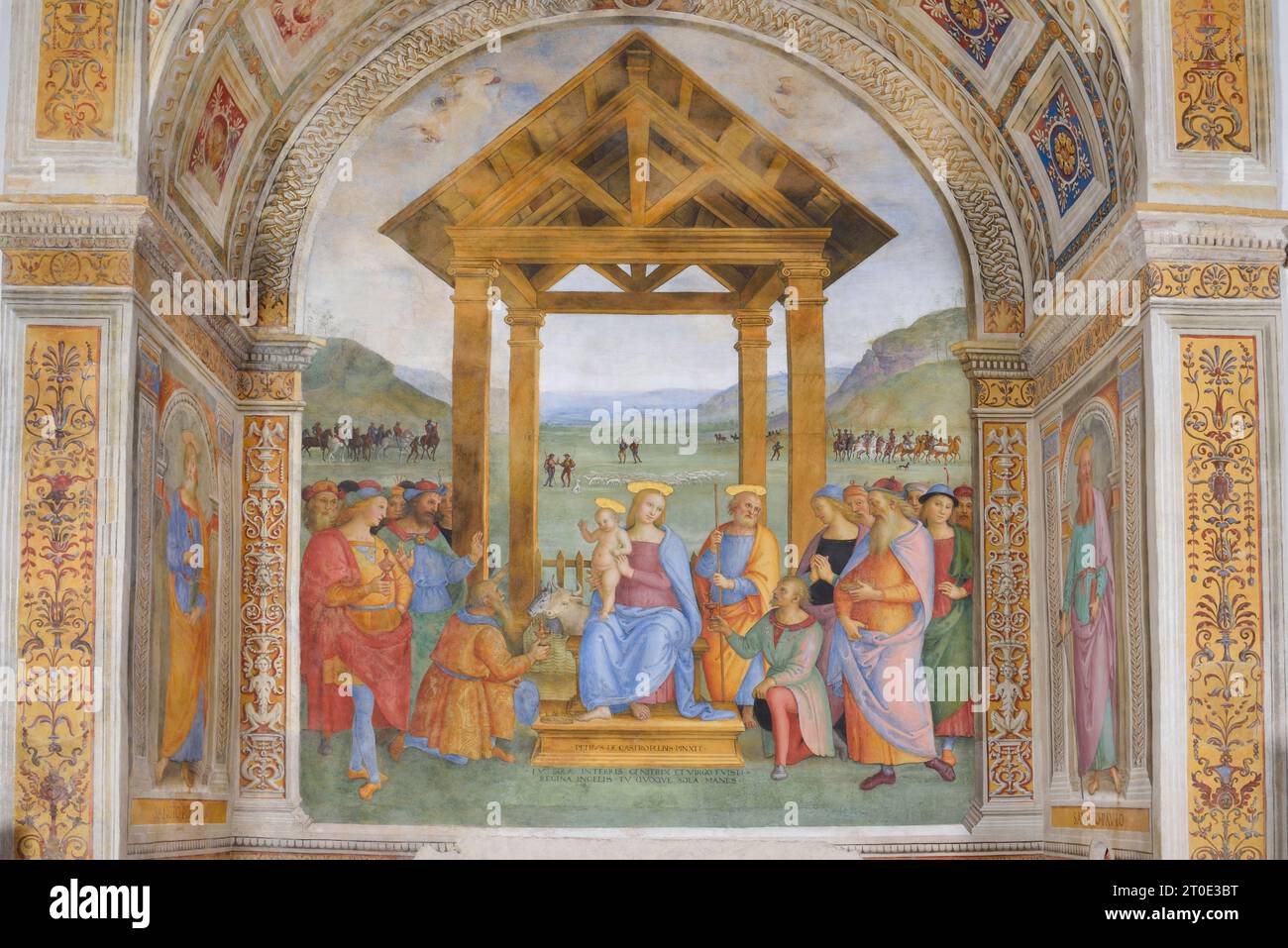 Trevi (Italy, Umbria, province of Perugia), Sanctuary of the Madonna ...