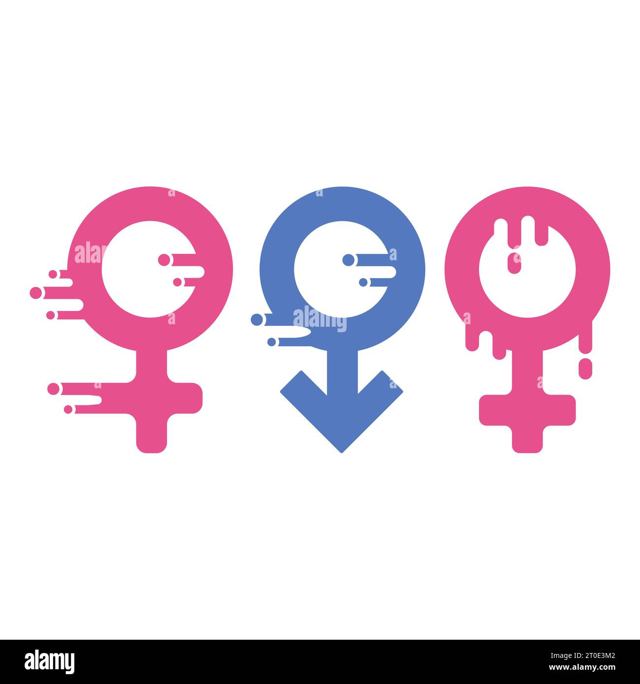 Gender equality symbol icon vector illustration design Stock Photo - Alamy