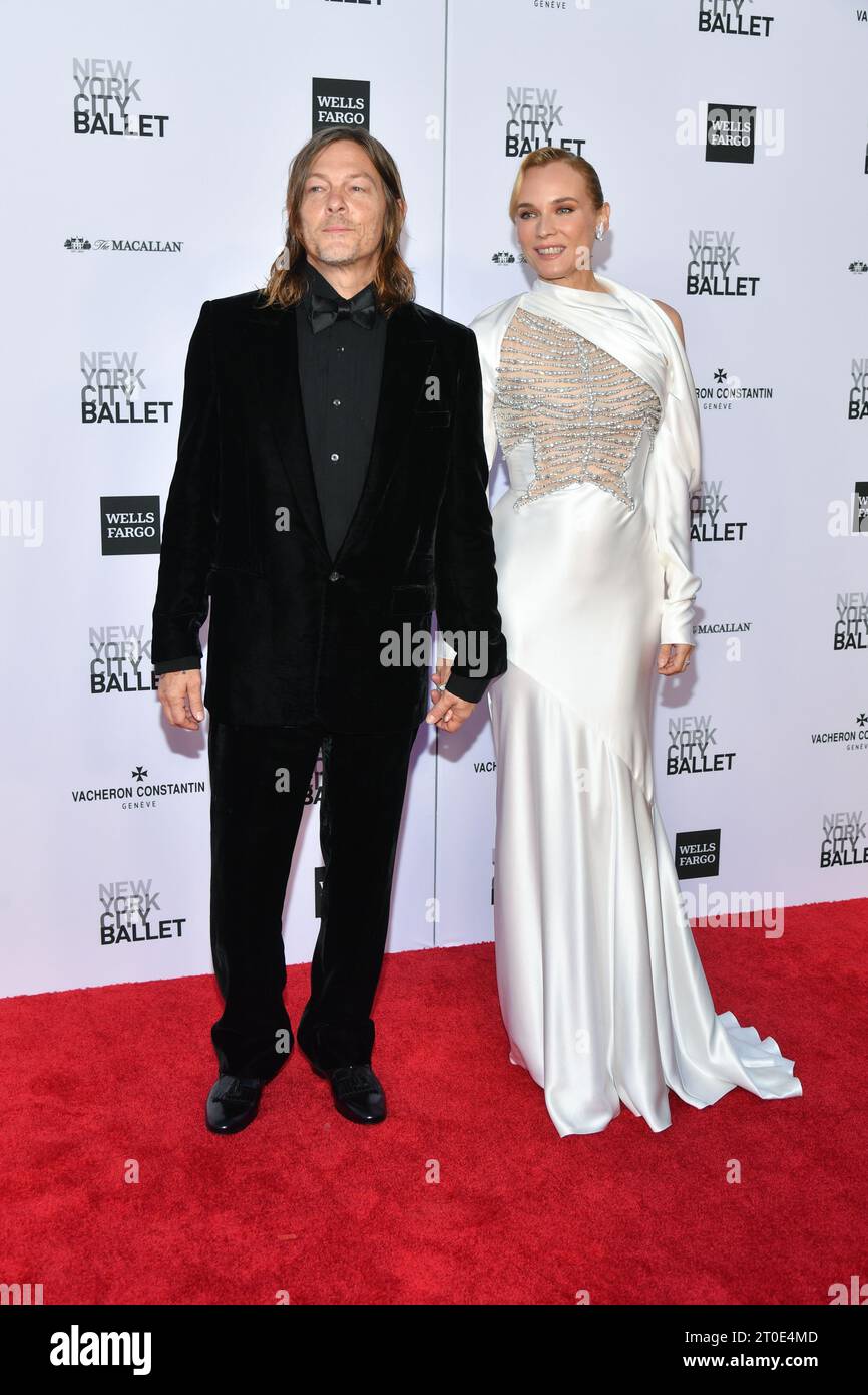 Norman Reedus and Diane Kruger attend the New York City Ballet's 2023 ...