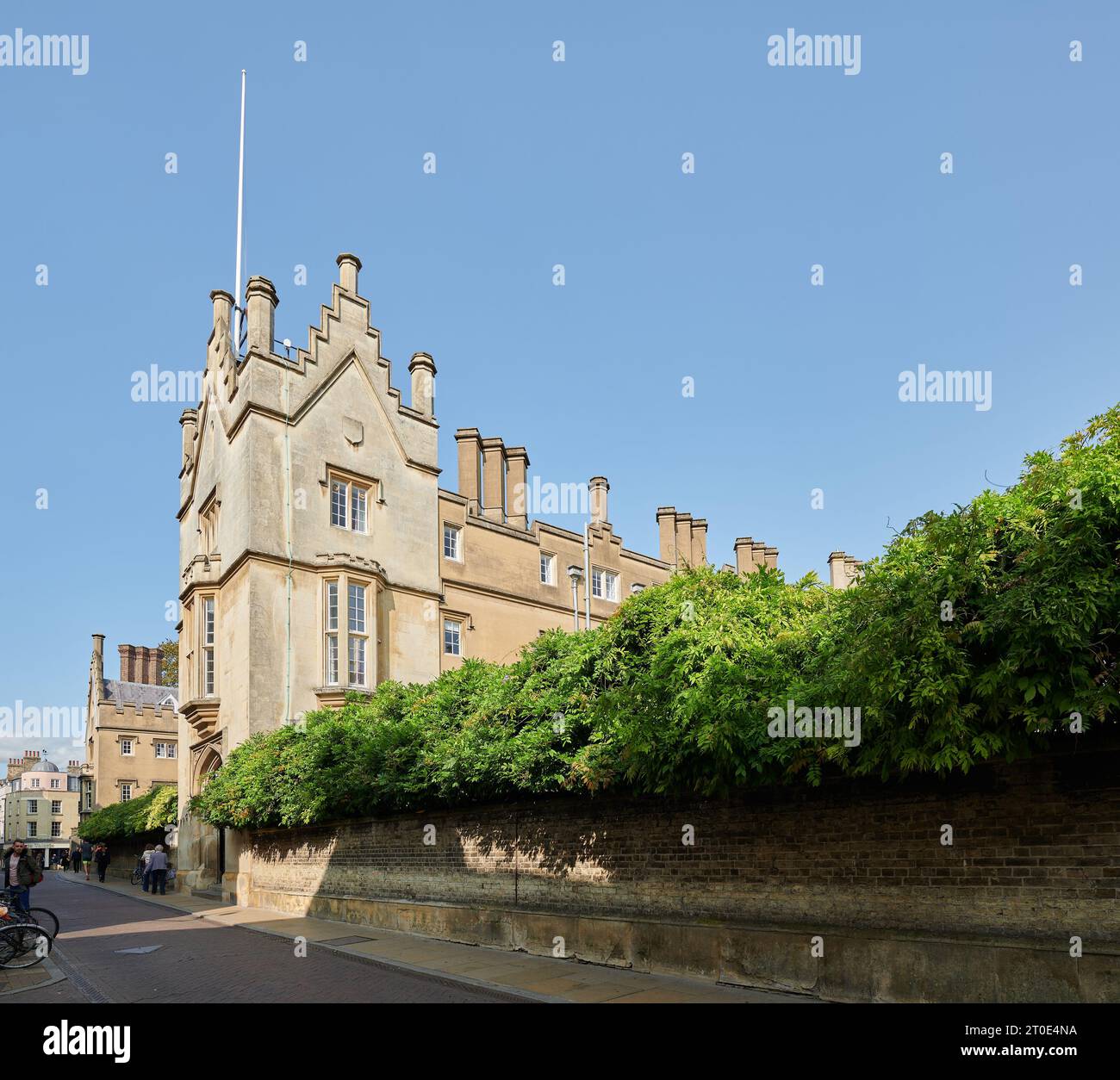 Historic, medieval college of Sidney Sussex, University of Cambridge ...