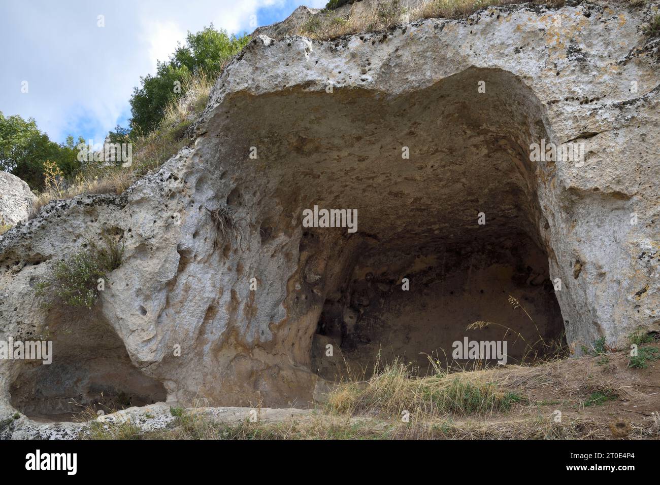 Matera (Italy, Basilicata, province of Matera). Rock caves in the ...