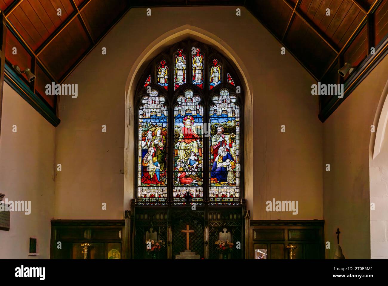 Memorial window of sydney locock hi-res stock photography and images - Alamy