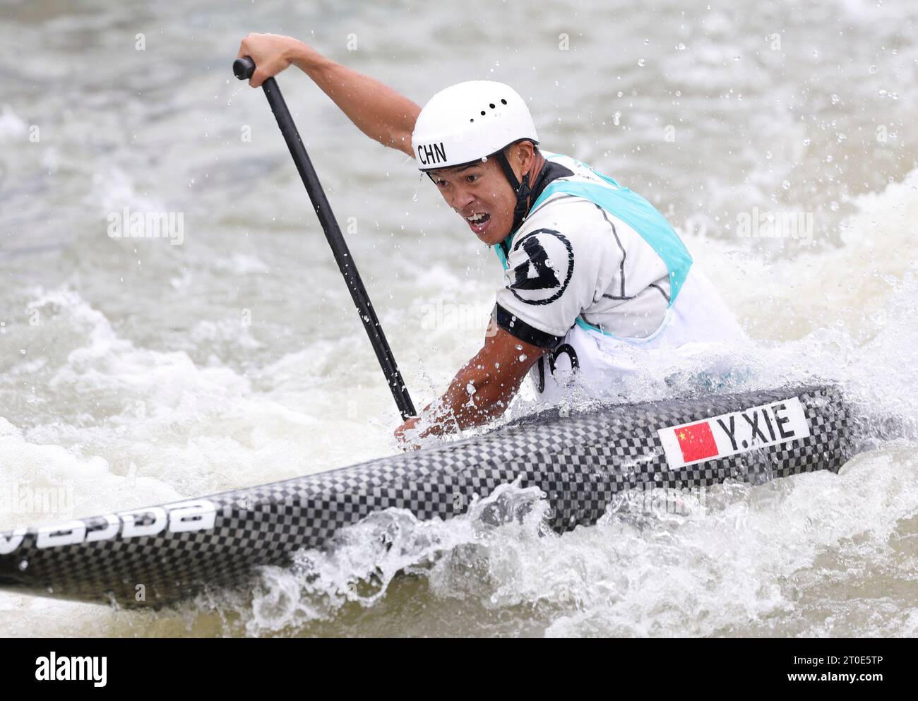 Hangzhou, China's Zhejiang Province. 6th Oct, 2023. Xie Yuancong of ...
