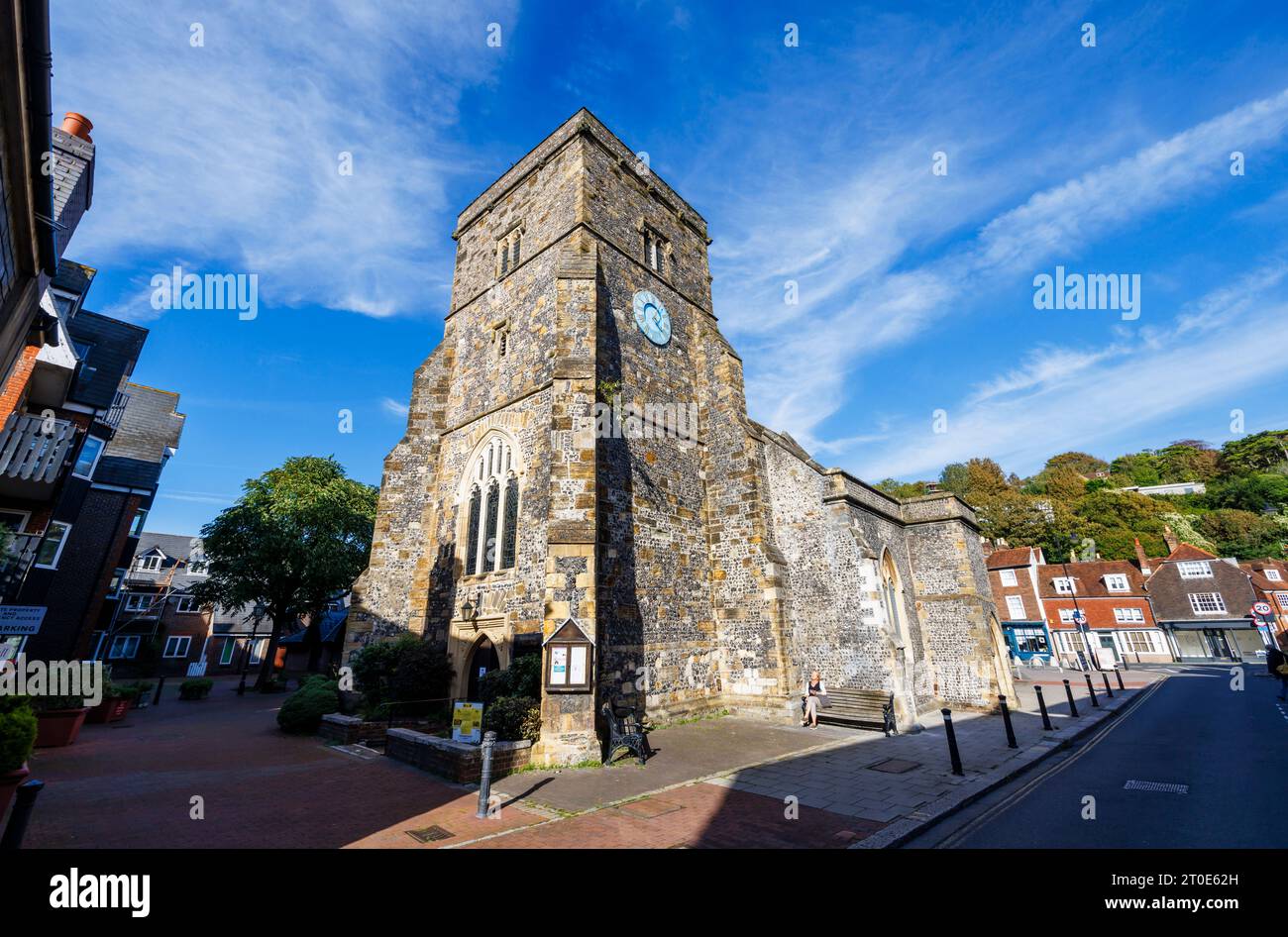 The Parish Church of St Thomas a Becket in Cliffe High Street, Lewes ...