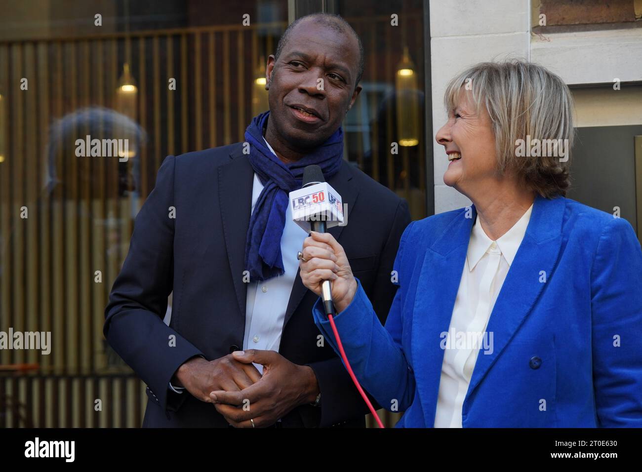 Clive Myrie, and Martha Kearney unveil a blue plaque commemorating the ...