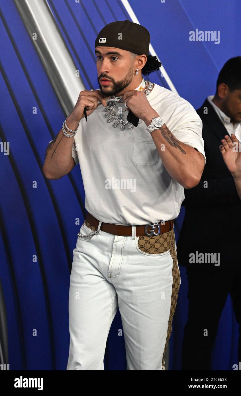 Coral Gables, FL, USA. 5th Oct, 2023. Bad Bunny at the 2023 Billboard ...